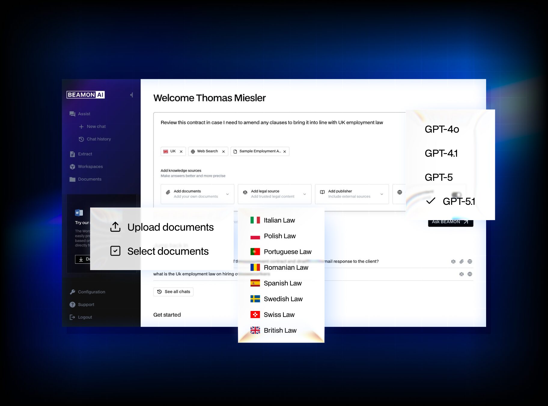 BEAMON | AI Workspace for Lawyers